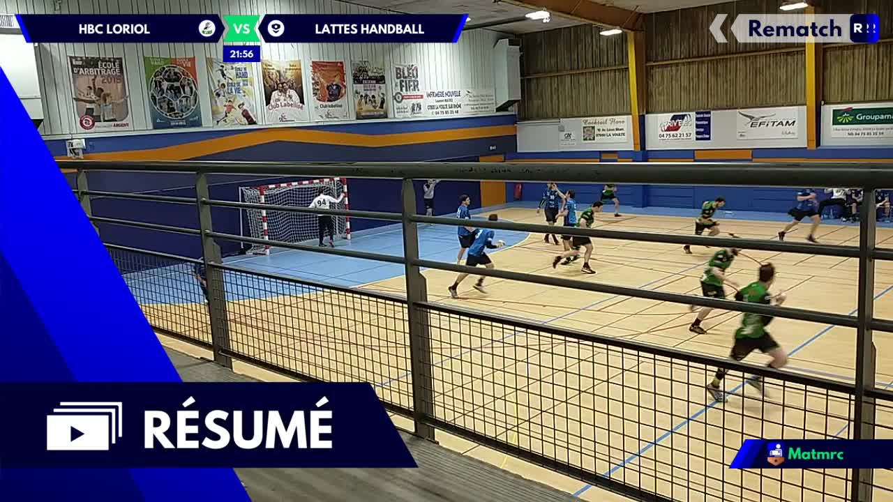 Plus de matchs - Handball